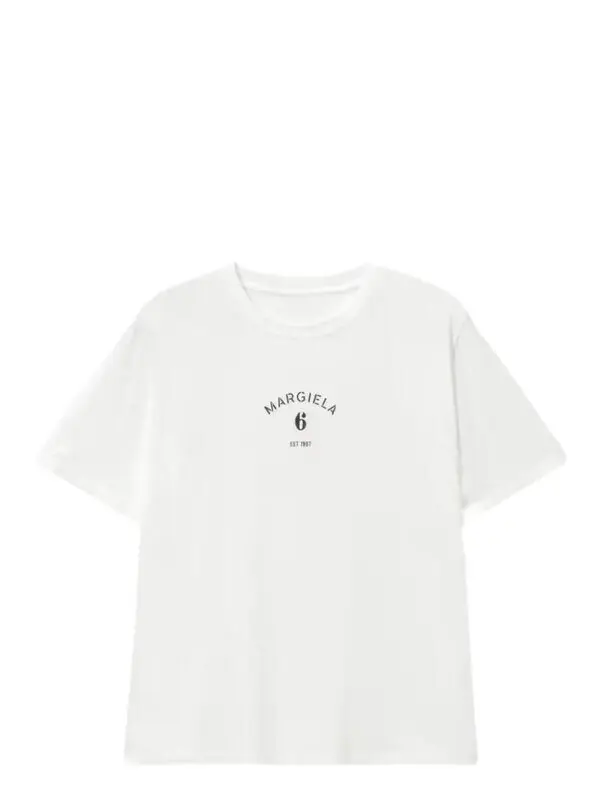 MAISON MARGIELA Logo-print T-shirt - White