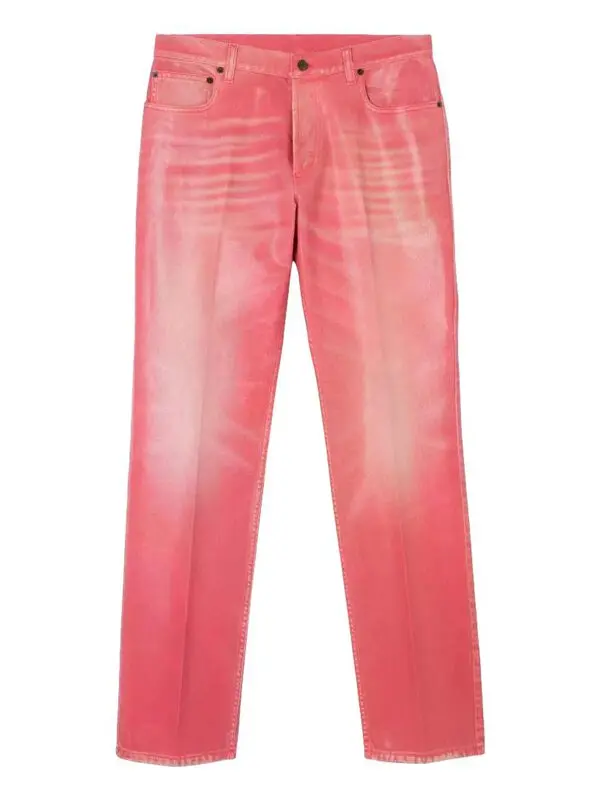 Burberry Slim Coated Jeans - Pink
