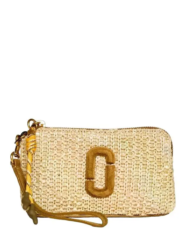 Marc Jacobs Wristlet Woven Clutch - Neutrals