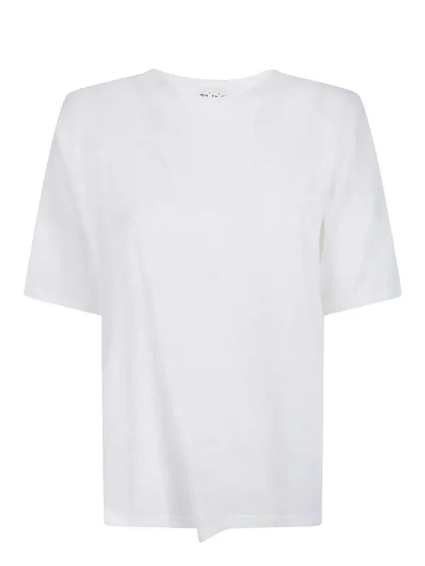 MA'RY'YA Linen T-shirt - White