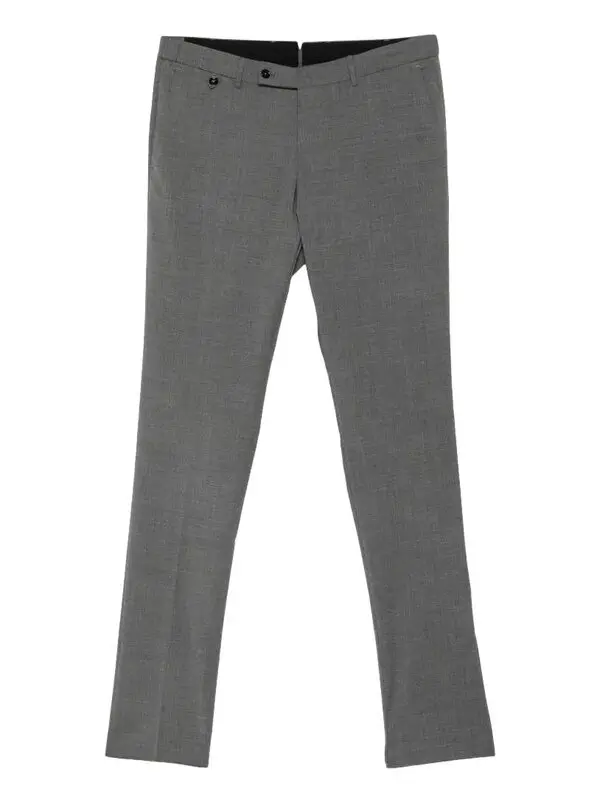 PT TORINO Belt-loop Pocket Trousers - Grey