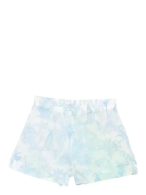 MC2 SAINT BARTH Tropical-print Shorts - White