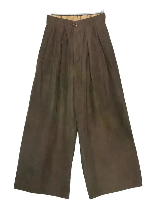 UMA WANG Wide-leg Trousers - Brown