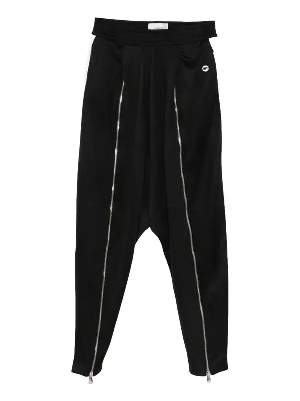 Coperni Sarouel Zip-detail Track Pants - Black