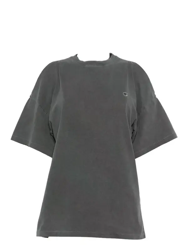 Coperni Open-shoulder T-shirt - Grey