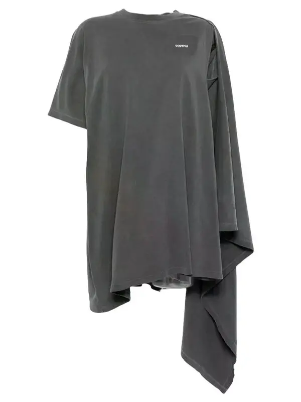 Coperni Drape-detail Mini Dress - Grey