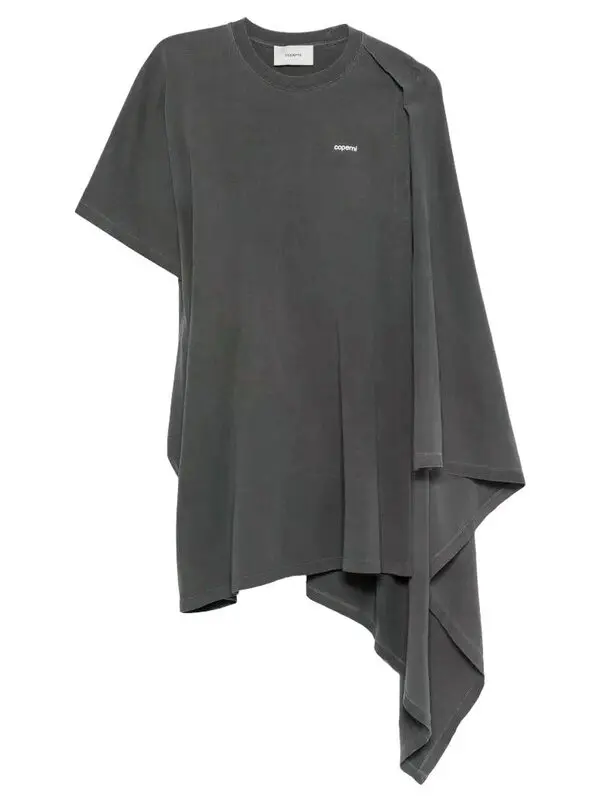 Coperni Drape-detail Mini Dress - Grey