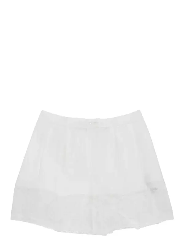 Ermanno Scervino Lace Trim Shorts - White