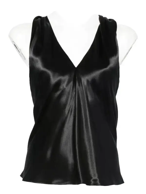 Andamane Zeyne V-neck Blouse - Black