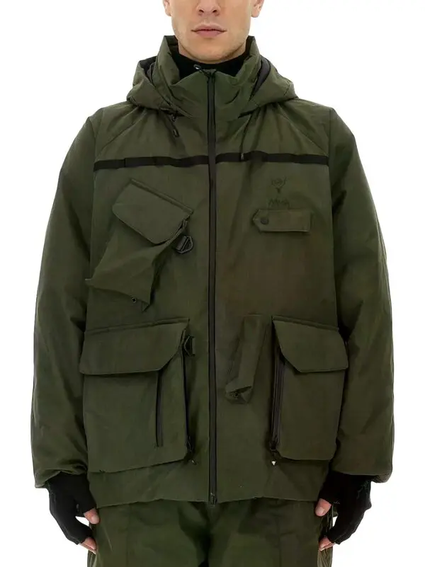 SOUTH2 WEST8 Hooded Pocket Jacket - Green