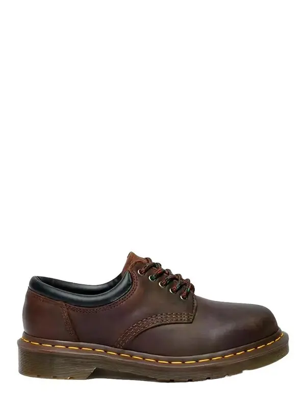 Dr. Martens 8053 Crazy Horse Leather Derby Shoes - Brown