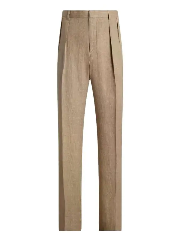 Ralph Lauren Purple Label Double-pleated Trousers - Neutrals