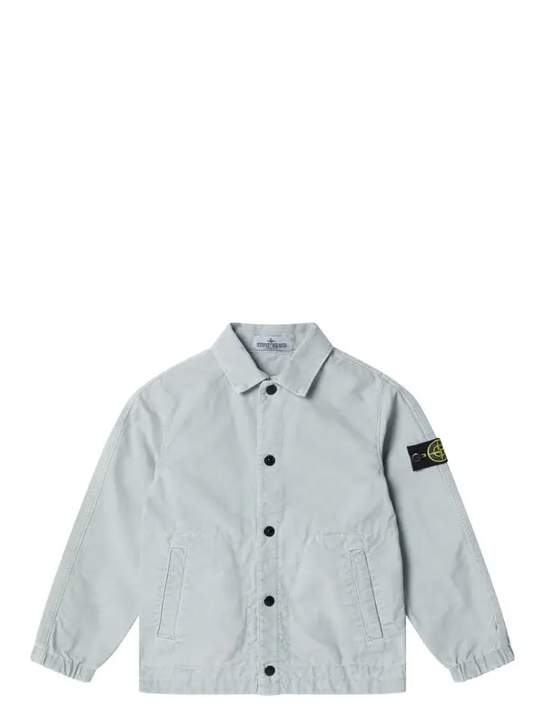 Stone Island Cotton Canvas Shirt Jacket - Grey