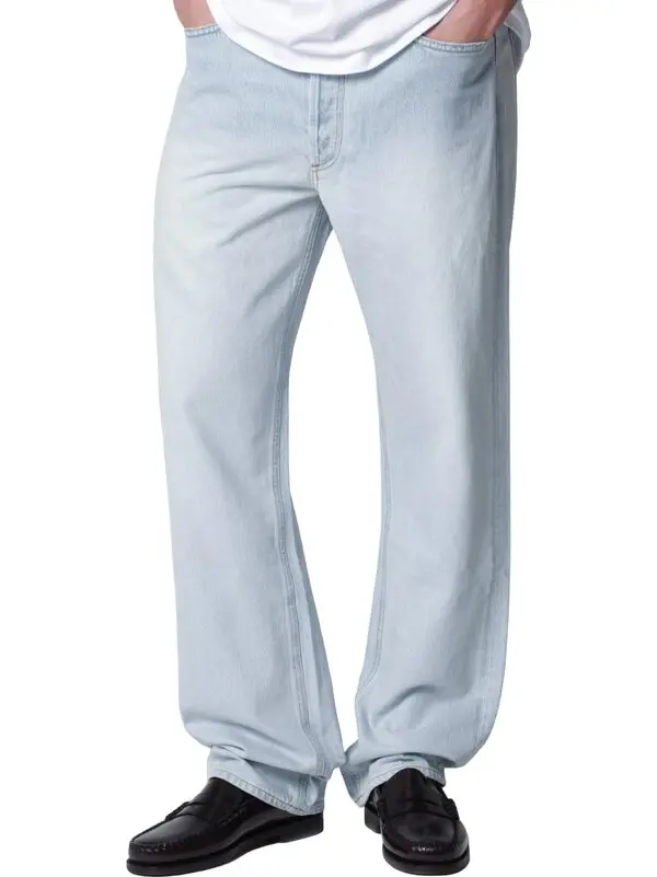 AGOLDE 90s Straight-leg Mid-rise Jeans - Light Blue