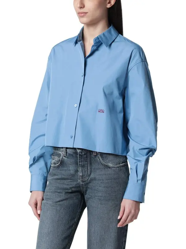 Loewe Cotton Poplin Shirt - Blue