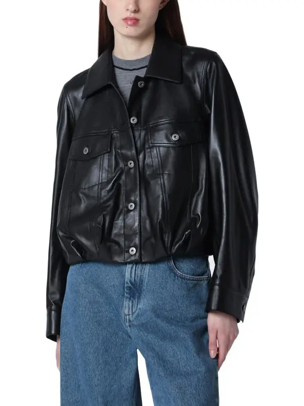 Loewe Lamb Nappa Leather Jacket - Black