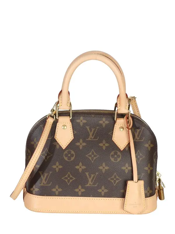 LOUIS VUITTON Monogram Canvas Alma Bb - Brown