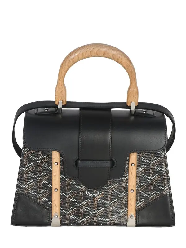 Goyard Goyardine Canvas Saigon Top Handle - Black