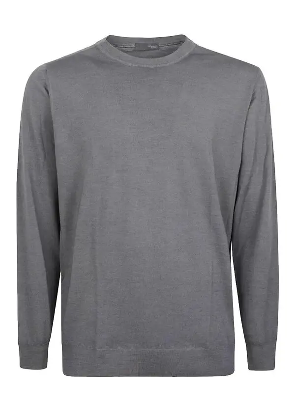 DRUMOHR Crew-neck Wool Sweater - Grey