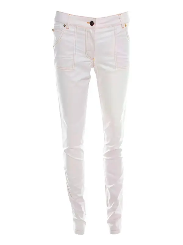 Escada Topstitched Jeans - Neutrals
