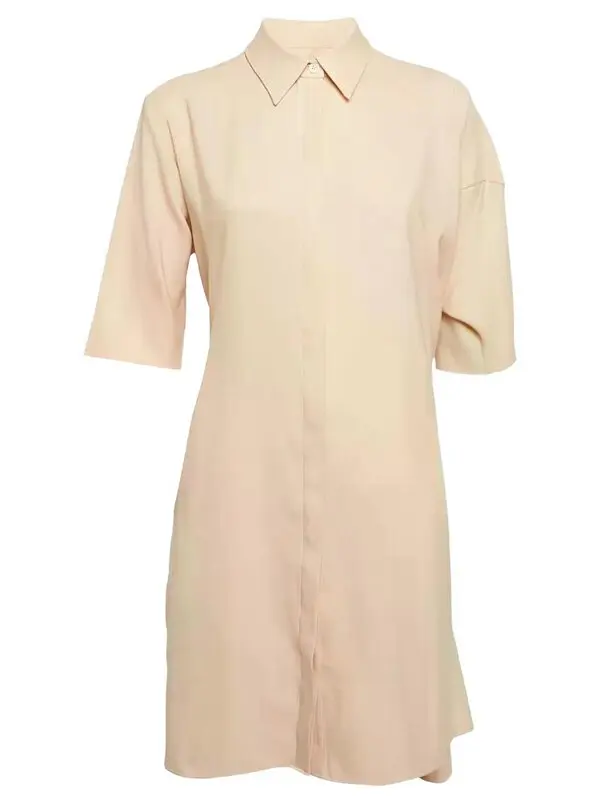 Victoria Beckham Shirt Mini Dress - Neutrals