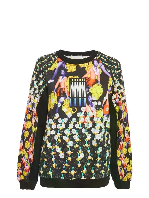 PETER PILOTTO Printed Sweatshirt - Black