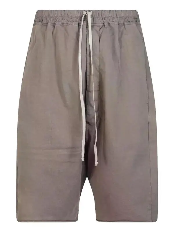 Rick Owens Dropped-crotch Drawstring Shorts - Grey