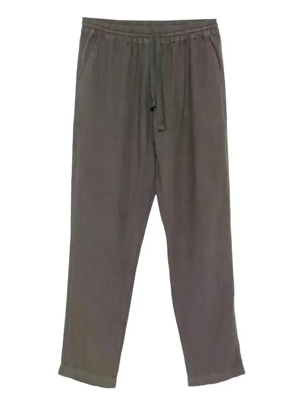 Fedeli Drawstring Elasticated Trousers - Grey