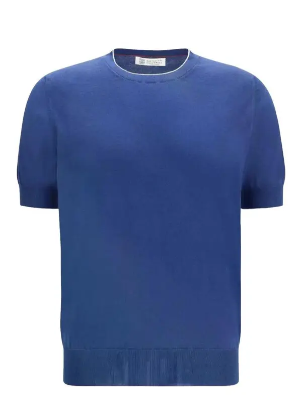 Brunello Cucinelli Short-sleeve T-shirt - Blue