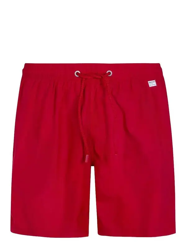 MC2 SAINT BARTH Logo-patch Swim Shorts - Red