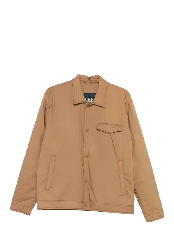Herno Padded Shirt Jacket - Brown