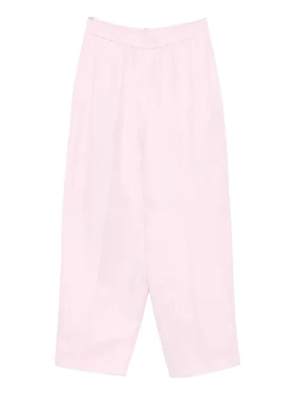 Fabiana Filippi Tapered Trousers With Elastic Waist - Pink