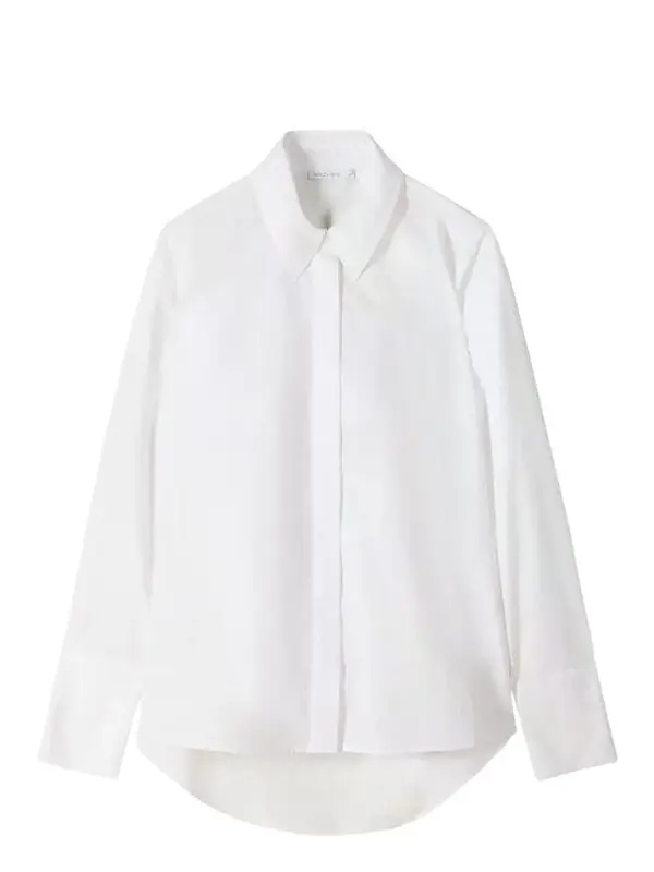 Patrizia Pepe Open Back-detail Buttoned Shirt - White