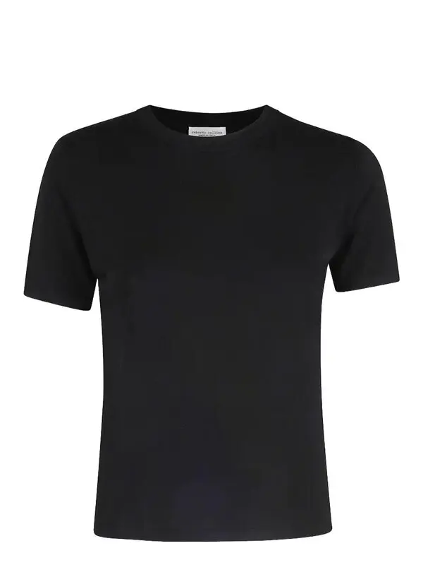 ROBERTO COLLINA Crew-neck T-shirt - Black
