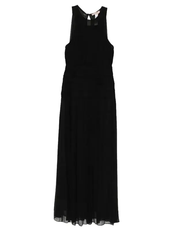 TWINSET Gathered Maxi Dress - Black