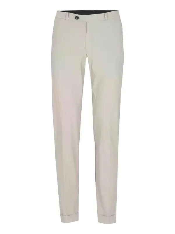RRD Logo Patch Turn-up Trousers - Neutrals