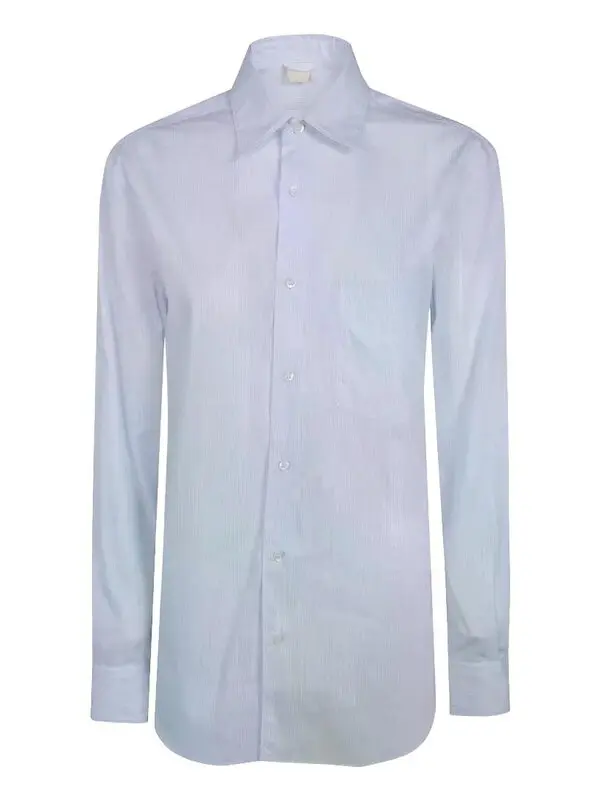 Aspesi Striped Cotton Shirt - Blue