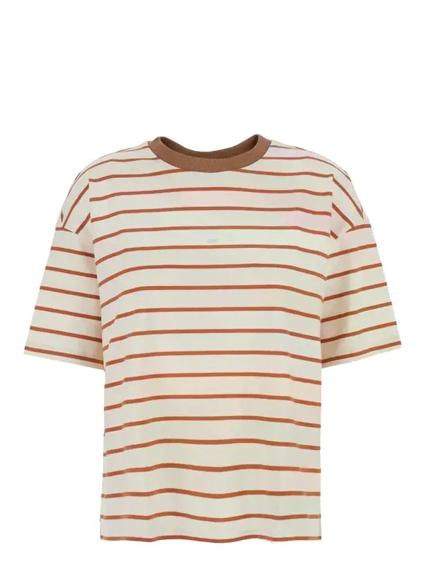 MERCI Horizontal-stripe T-shirt - Neutrals