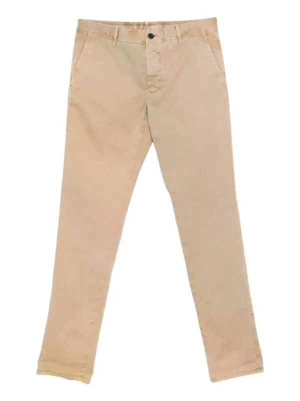 Incotex Slim-cut Twill Trousers - Neutrals