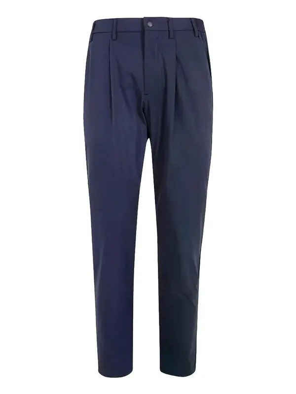PEOPLE OF SHIBUYA Kobra Pleated Trousers - Blue