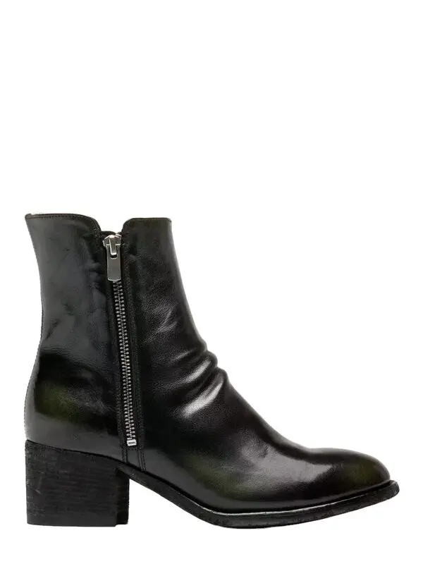 Officine Creative Denner Leather Boots - Black