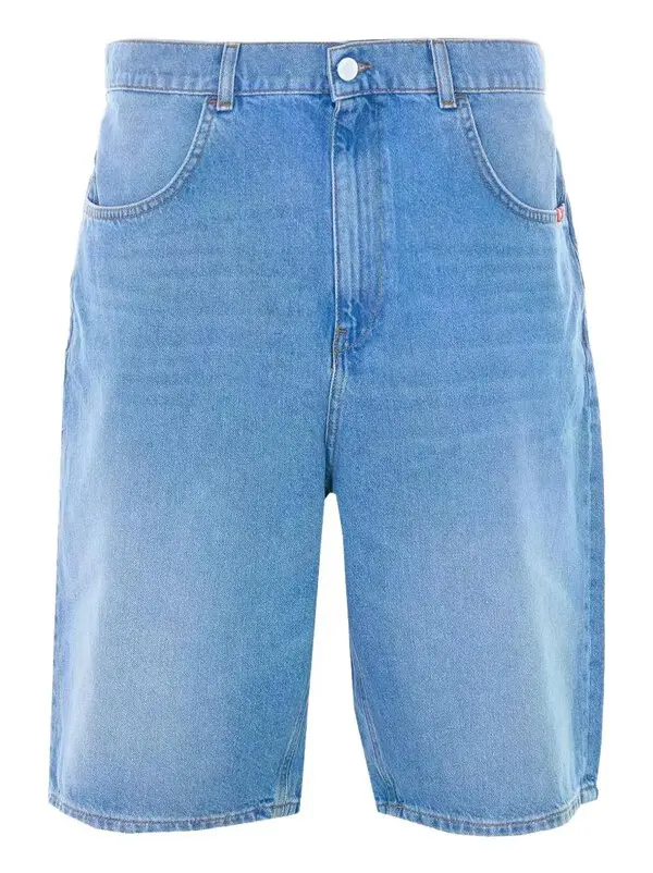 AMISH Belt-loop Shorts - Blue