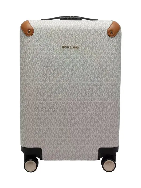 Michael Kors Logo-print Suitcase - Neutrals