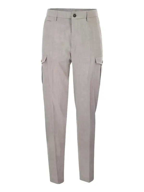 Peserico Tailored Cargo Pants - Grey