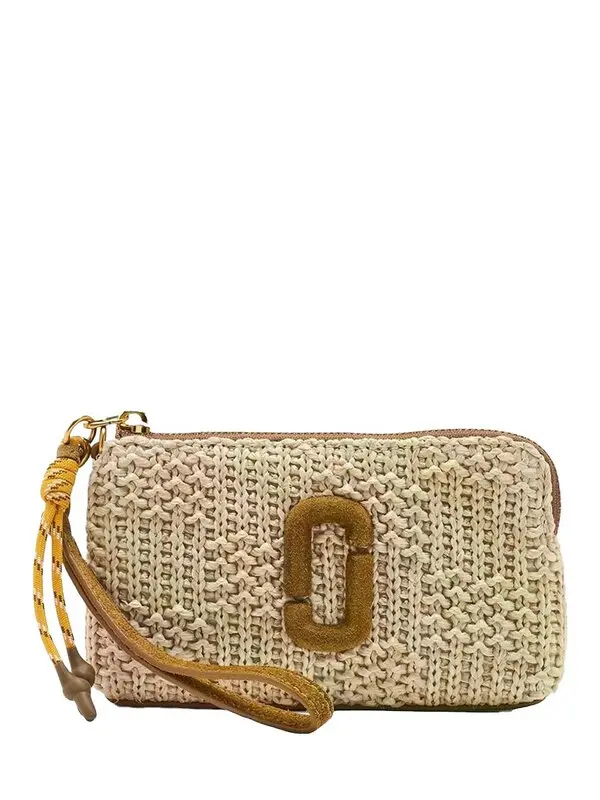 Marc Jacobs Snapshot Woven Wristlet - Neutrals