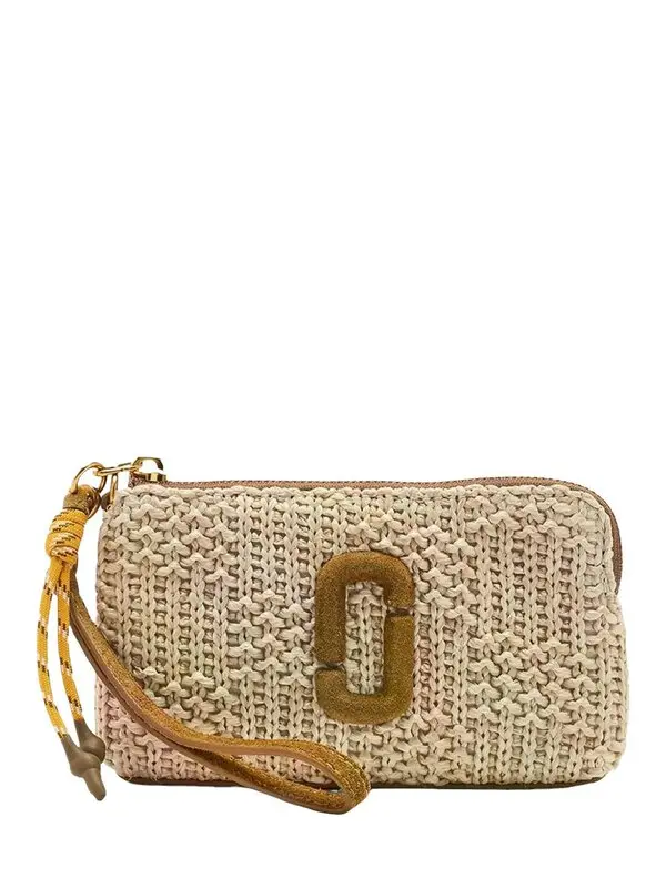Marc Jacobs Snapshot Woven Wristlet - Neutrals