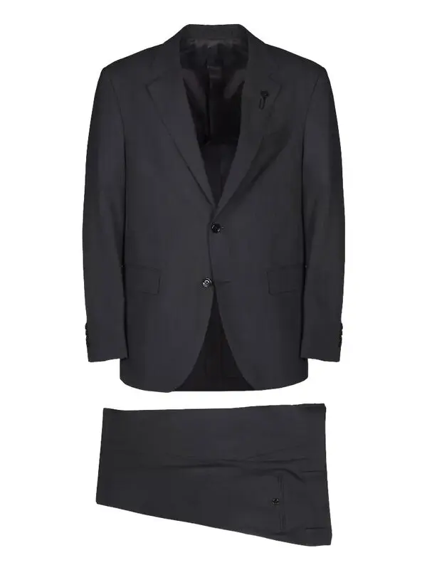 LARDINI Single-breasted Suit - Grey