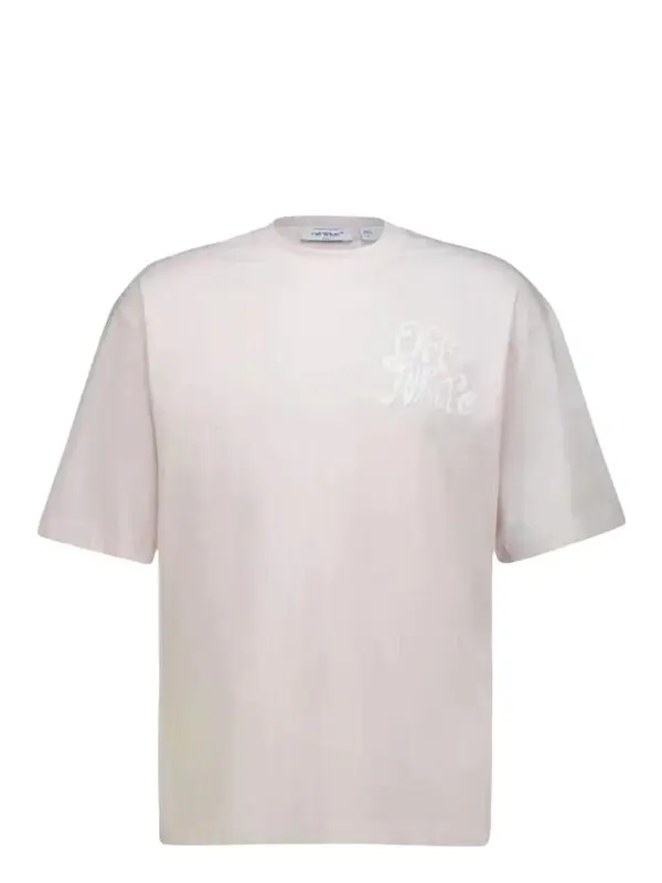 Off-White Logo-print T-shirt - Pink