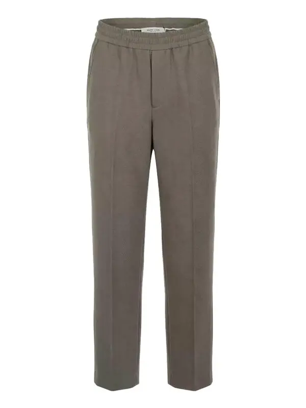 GOLDEN GOOSE Journey Herringbone Trousers - Grey
