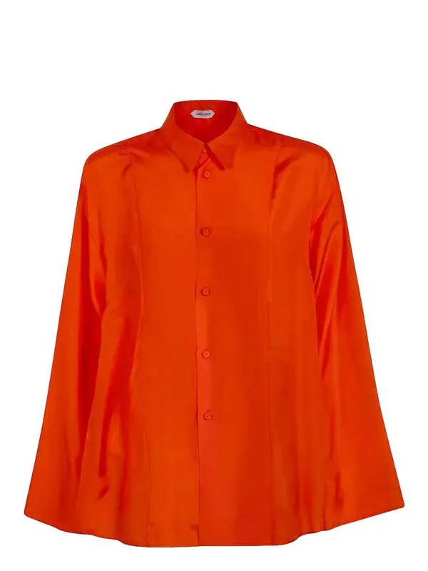 Alberta Ferretti Silk Shirt - Orange